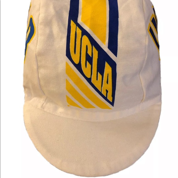 Kappit Mfg | Accessories | Ucla Bruins Vintage 8s Bicycle Hat Cap Elastic Back White Gold Blue ...